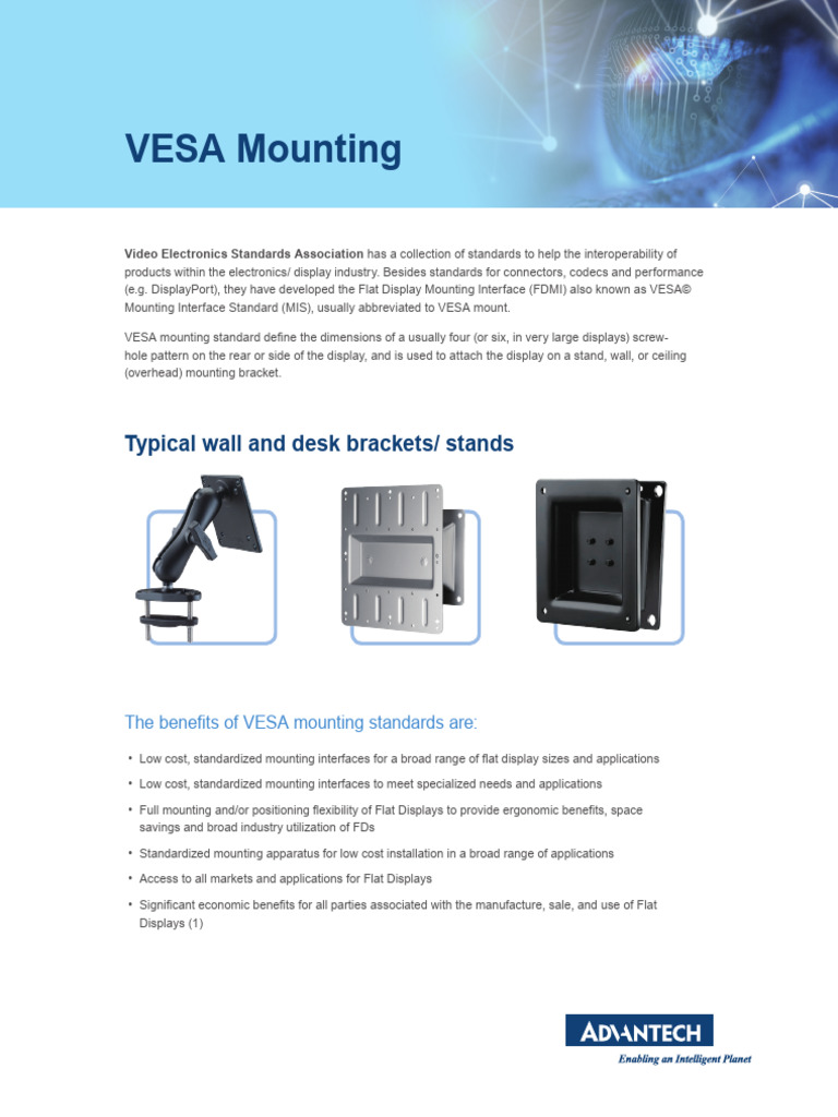 VESA Mounting | PDF | Manufactured Goods