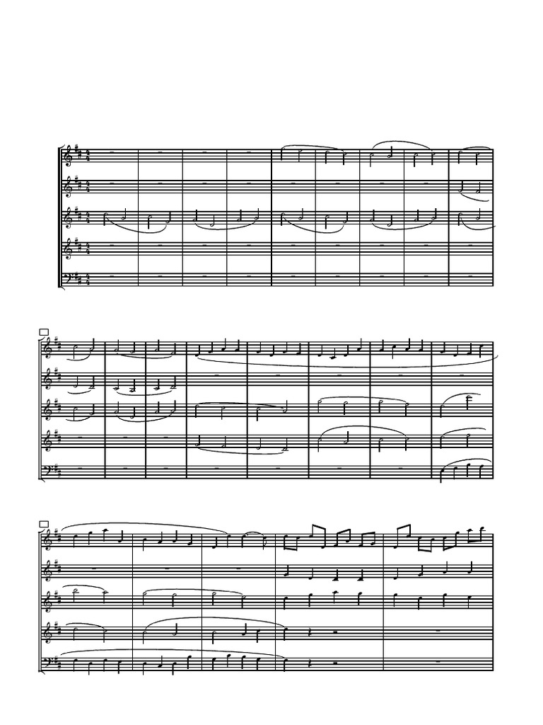 Partituur Canon in D | PDF