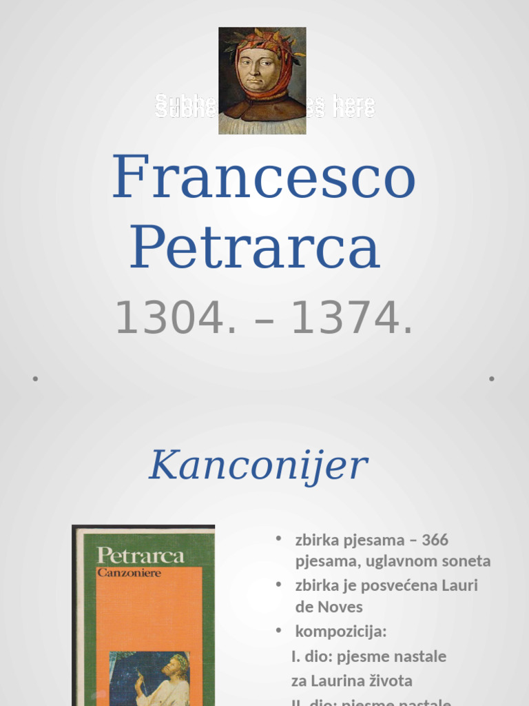 Francesco Petrarca | PDF