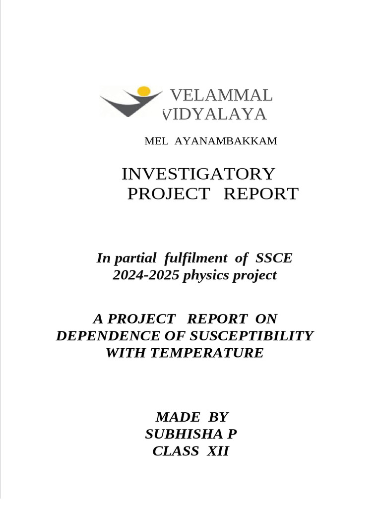 Physics Project Final | PDF