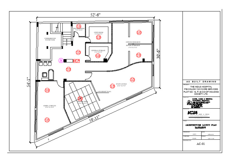 PIB Basement Layout Plan Model | PDF
