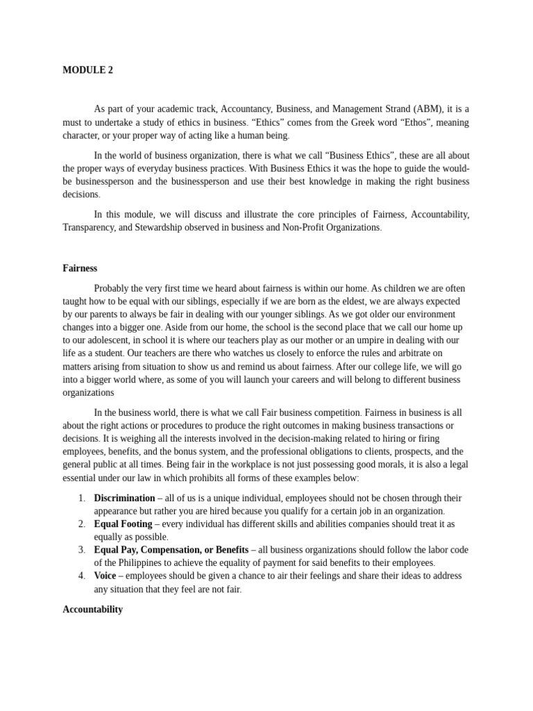 Business Ethics | PDF | Tax Exemption | Nonprofit Organization