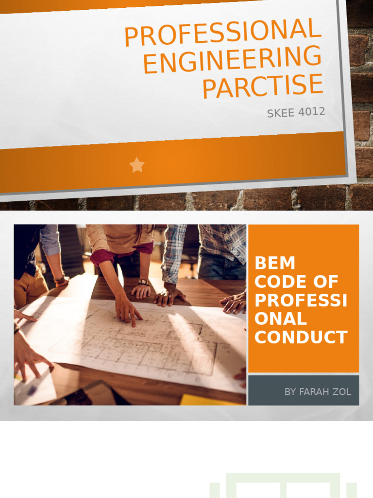 BEM Code of Professional Conduct Overview | PDF | Employment
