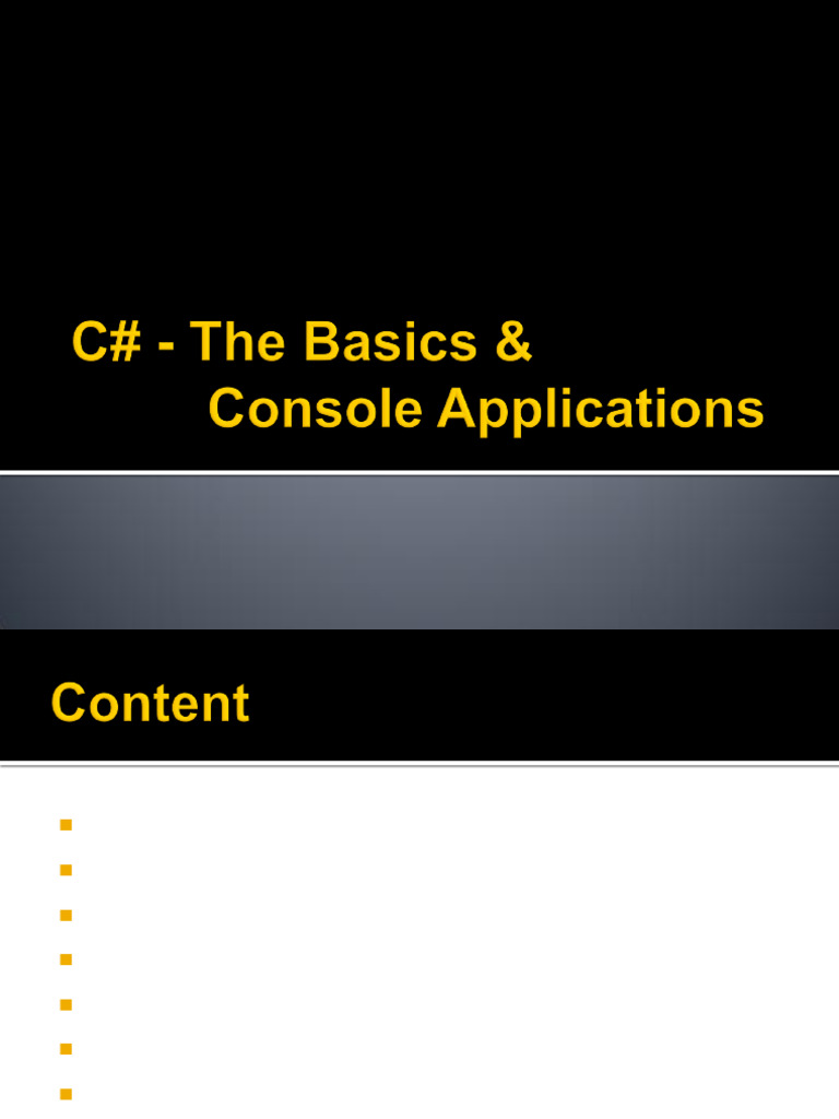 Unit 2 | PDF | C Sharp (Programming Language) | Reserved Word