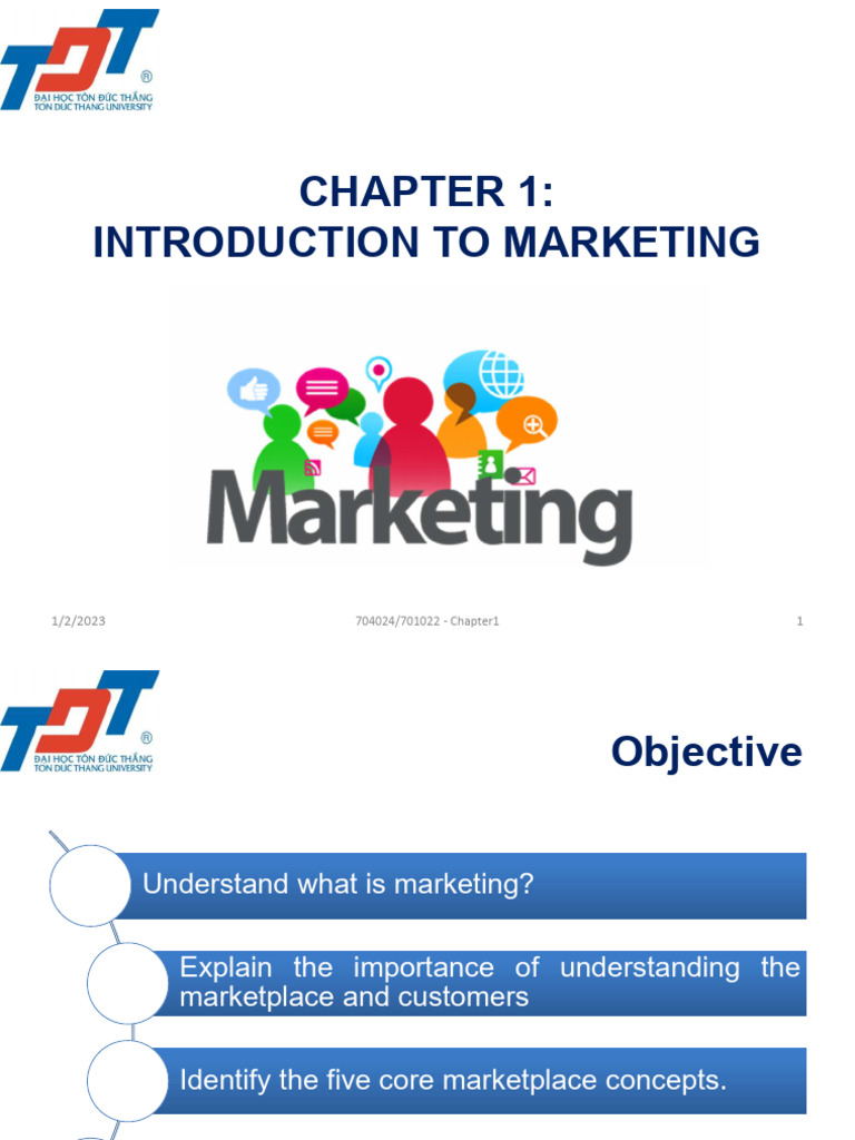 Chapter 01 - Marketing Introduction | PDF | Marketing | Market (Economics)