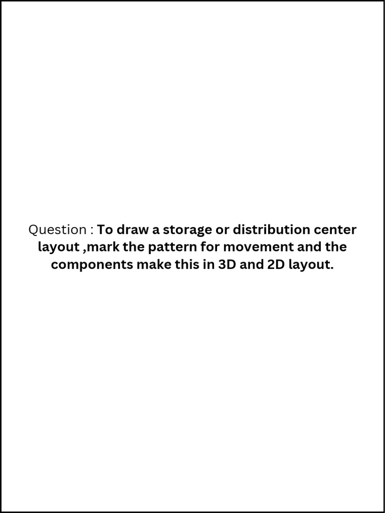 Warehouse Plan | PDF