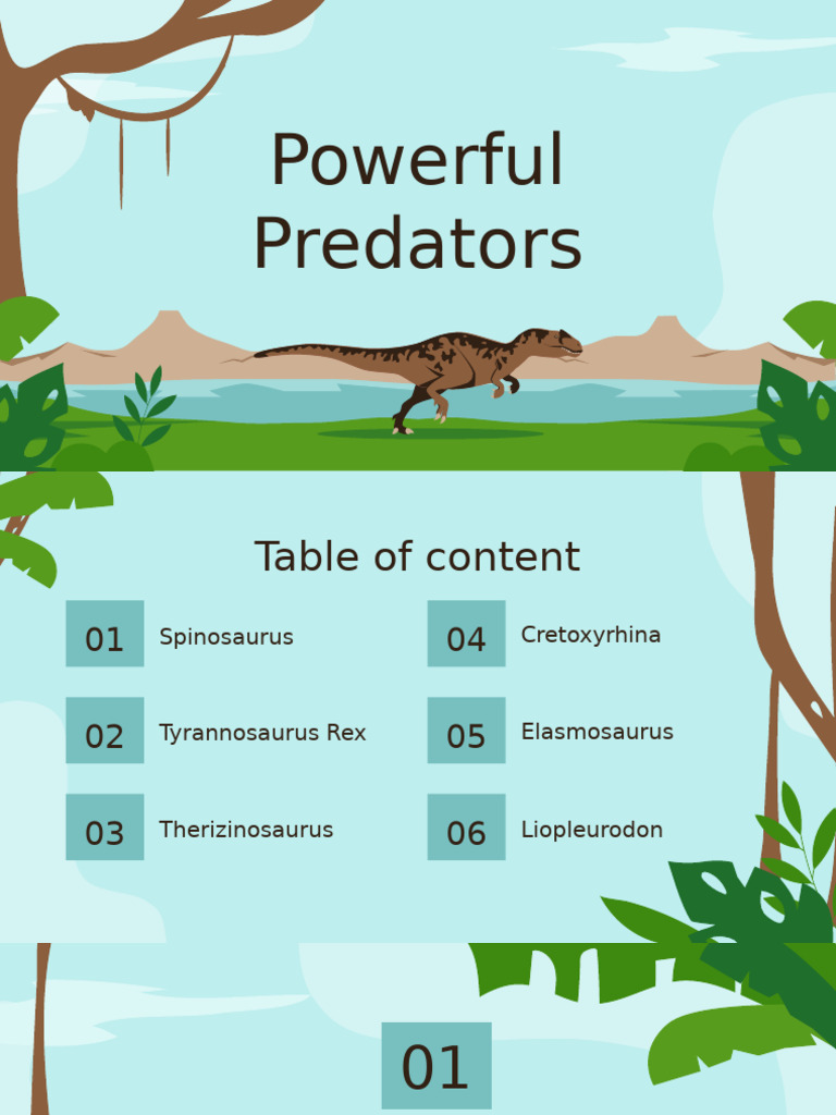 Powerful Predators | PDF | Planets | Tyrannosaurus