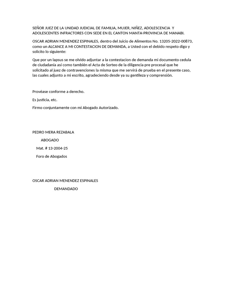 Documento (1) Oscar Menendez | PDF