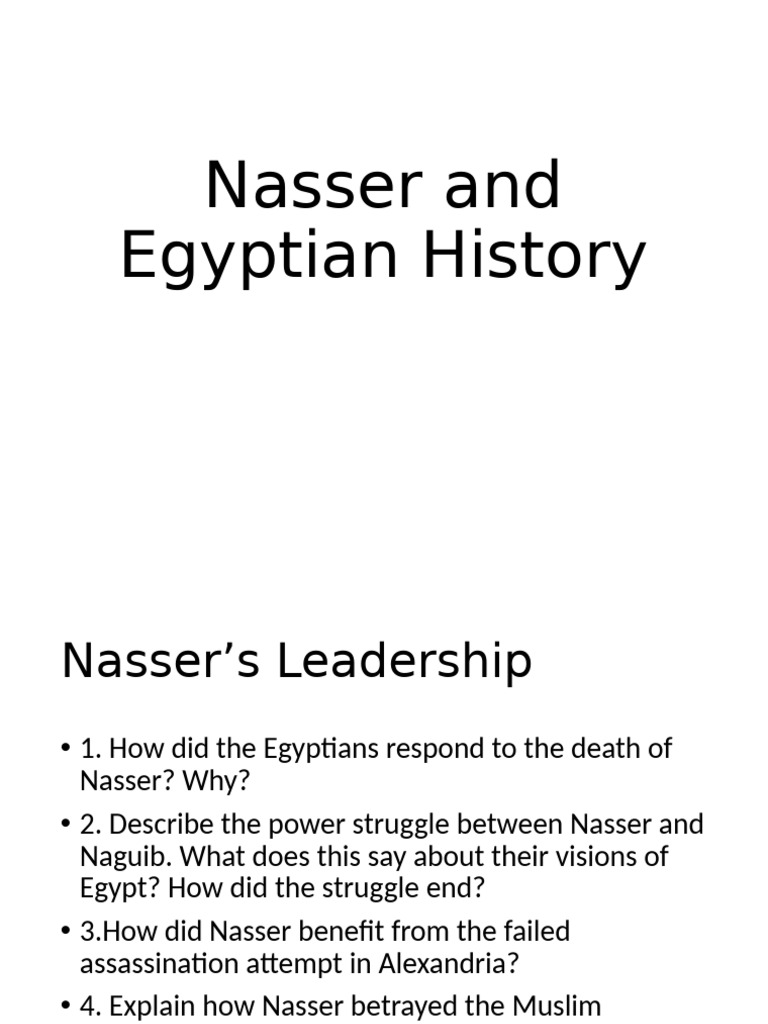 Nasser | PDF