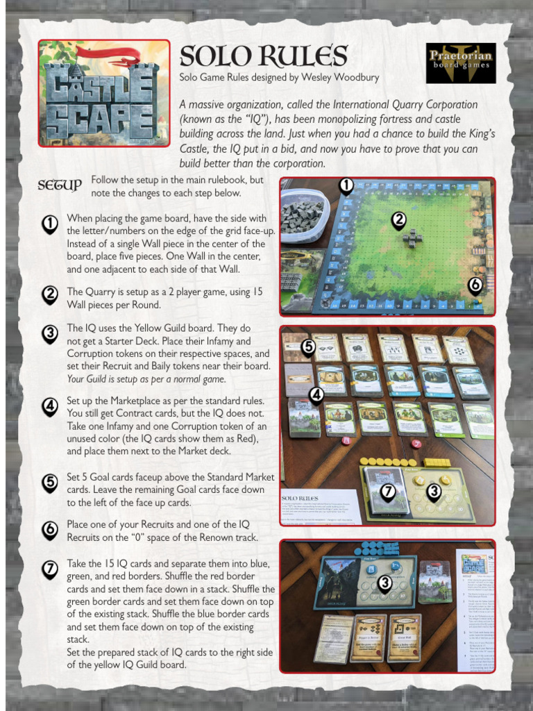 CS Solo Rules & IQ Cards | PDF | Tabletop Games | Gaming