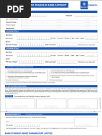 UTI Mutual Fund Bank Details Change Form | PDF | Cheque | Banks