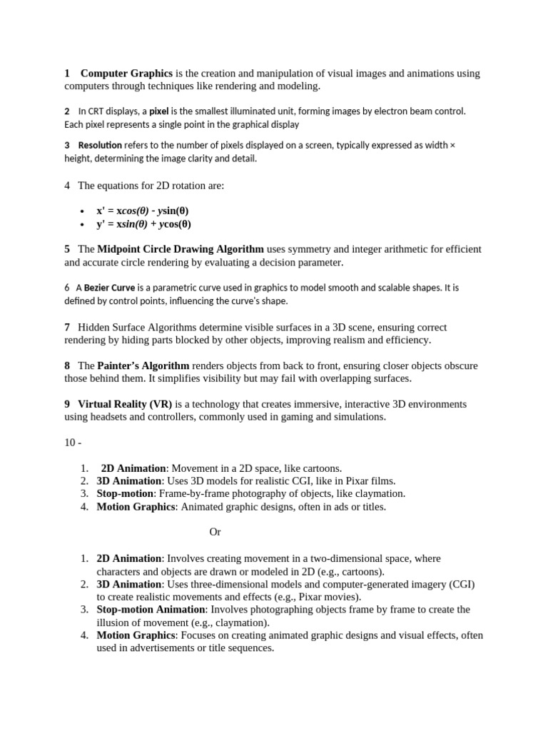 Short Ans | PDF