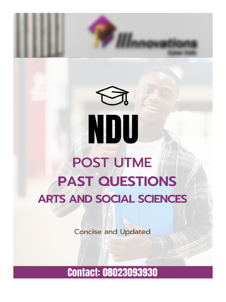 NDU post UTME past questions (Non-sciences) | PDF | Utility | Government