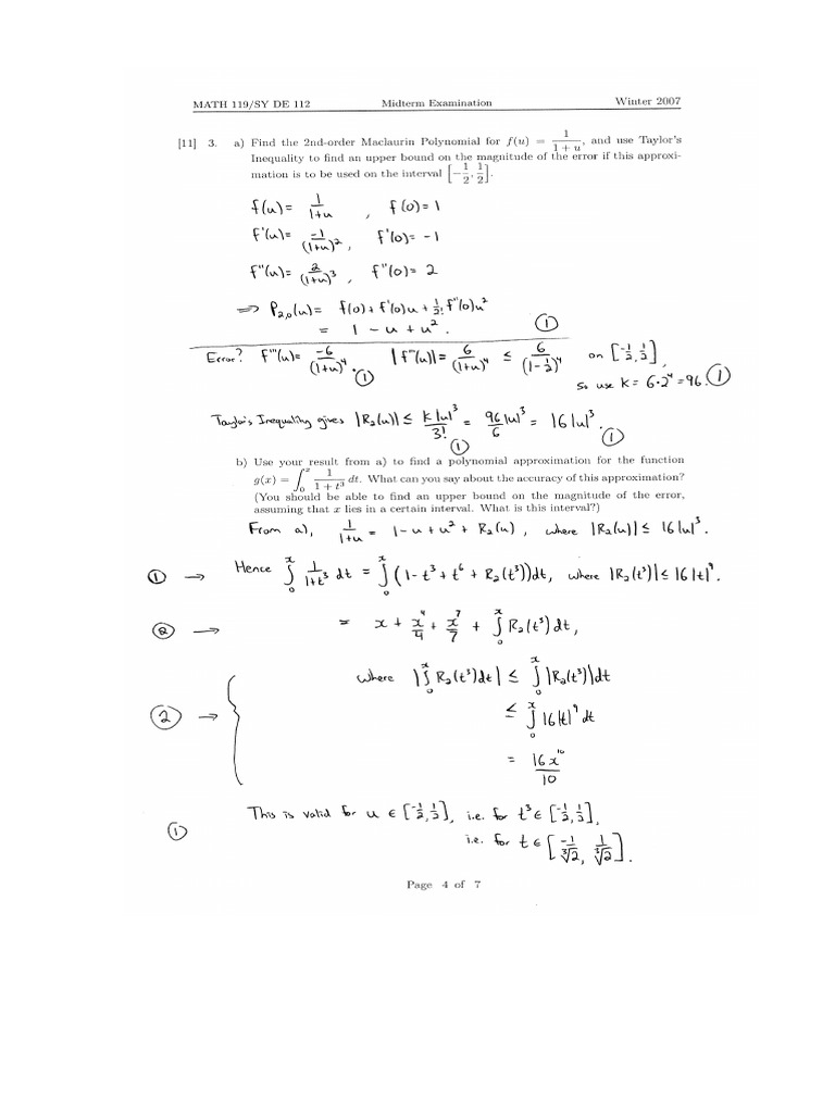 Math 119 Tut 3 Sample Problems | PDF