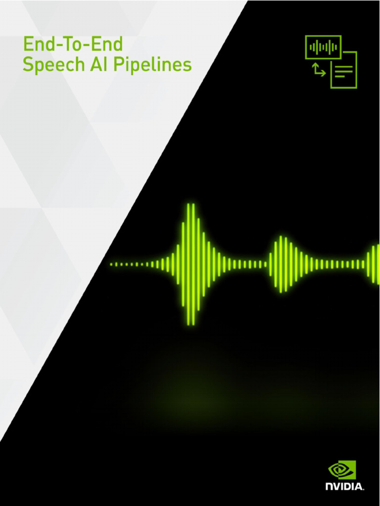Convai Technical Overview Speech Ai Part 2 2301964 | PDF | Speech Recognition | Speech Synthesis