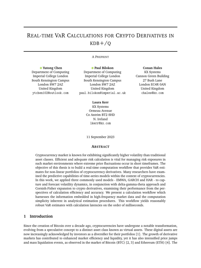 2309.06393v1 | PDF | Option (Finance) | Value At Risk