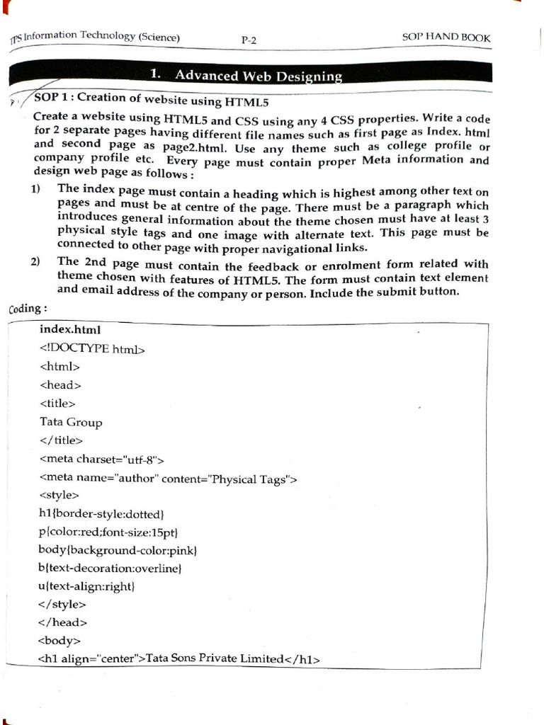 12th IT SOP (Science) | PDF