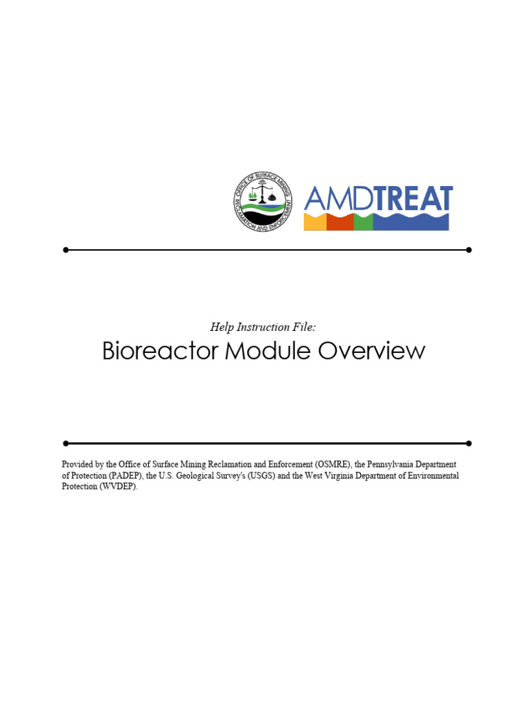 Bioreactor Amdtreathelp Final508 | PDF | Redox | Iron