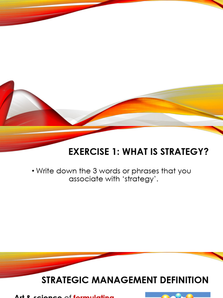 Chapter 1-The Nature of Strategy | PDF | Strategic Management | Economies