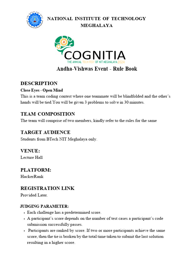 Andha Vishwas - Rule Book | PDF