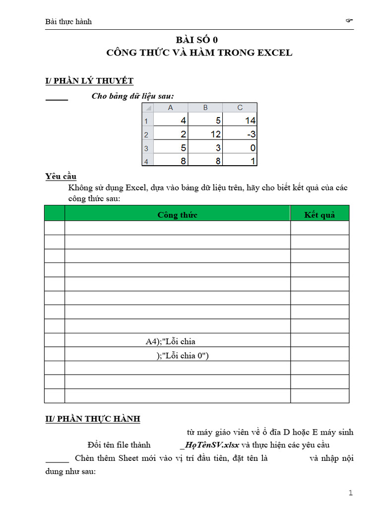 Bai Tap Buoi 3 (2020) | PDF