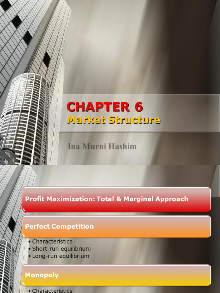 Chapter 6-Part 1 | PDF | Economic Equilibrium | Profit (Economics)