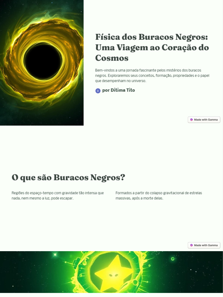 Fisica Dos Buracos Negros Uma Viagem Ao Coracao Do Cosmos | PDF | Buraco negro | Universo