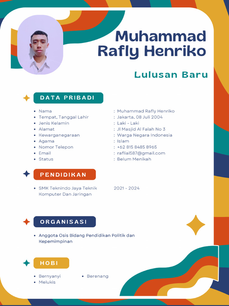 Cv Muhammad Rafly Henriko | PDF