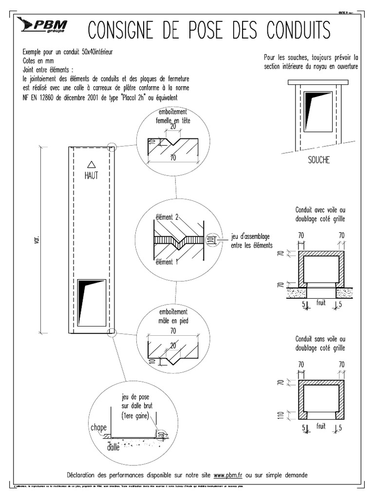 Gen-cbe28 v3 - Consigne de Pose Pbm13-Pbm31-Msa | PDF