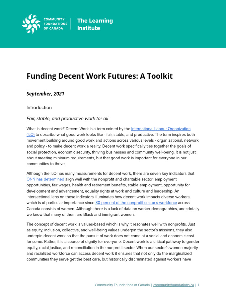 Sample Toolkit | PDF | Cost Of Living | Employment