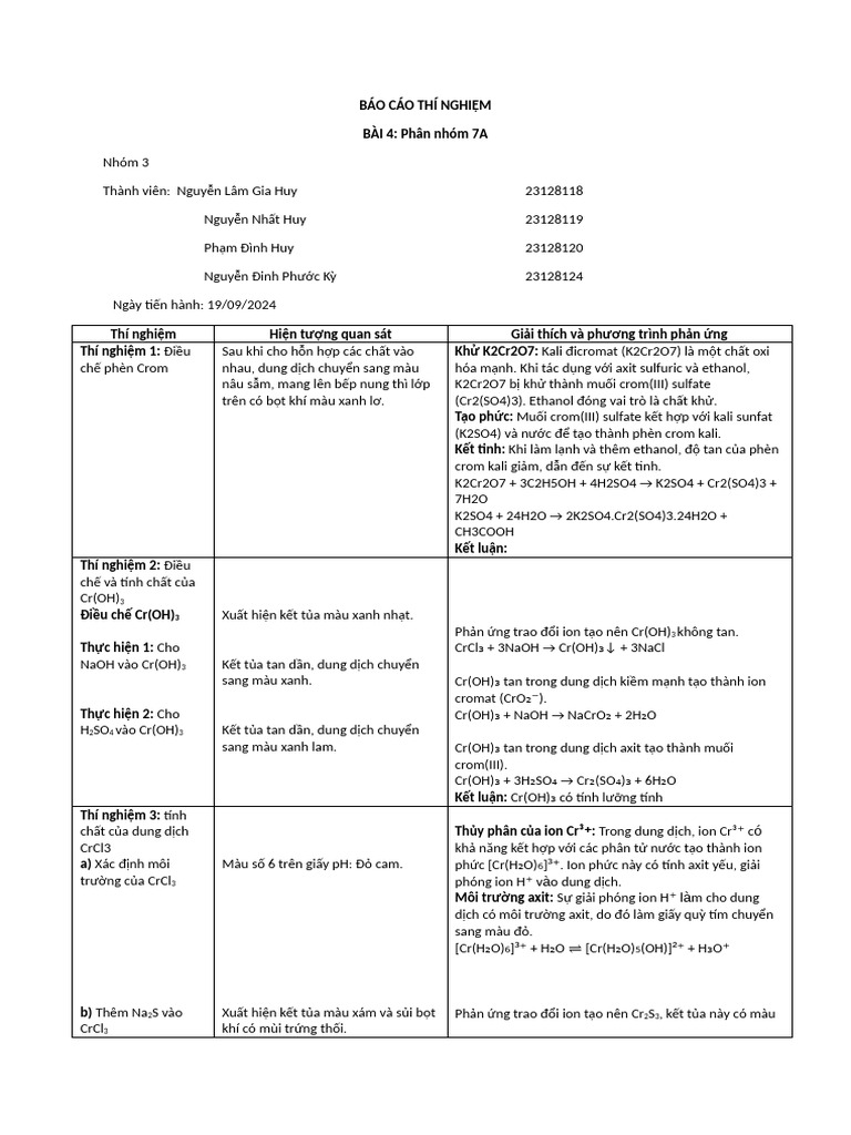 BÁO CÁO THÍ NGHIỆM HVC Bài 5 | PDF