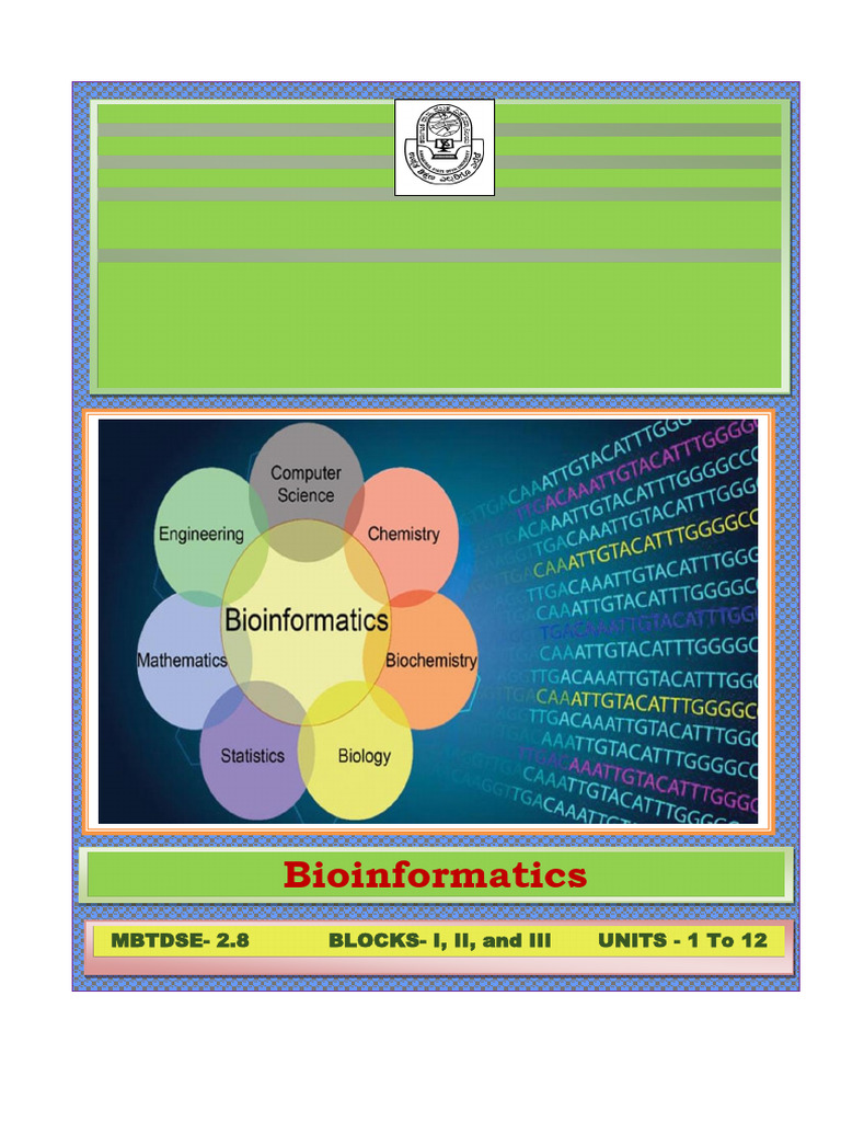 Bioinformatics KSOU | PDF | Bioinformatics | Nucleic Acid Sequence