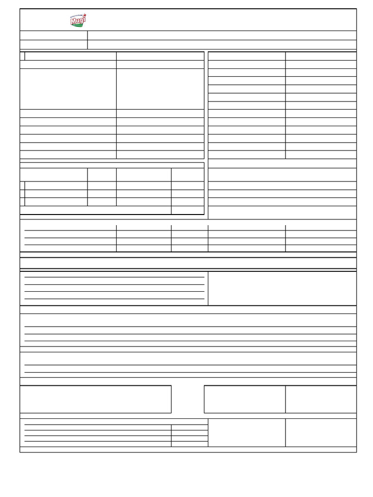 Mugi DB Form Draft | PDF