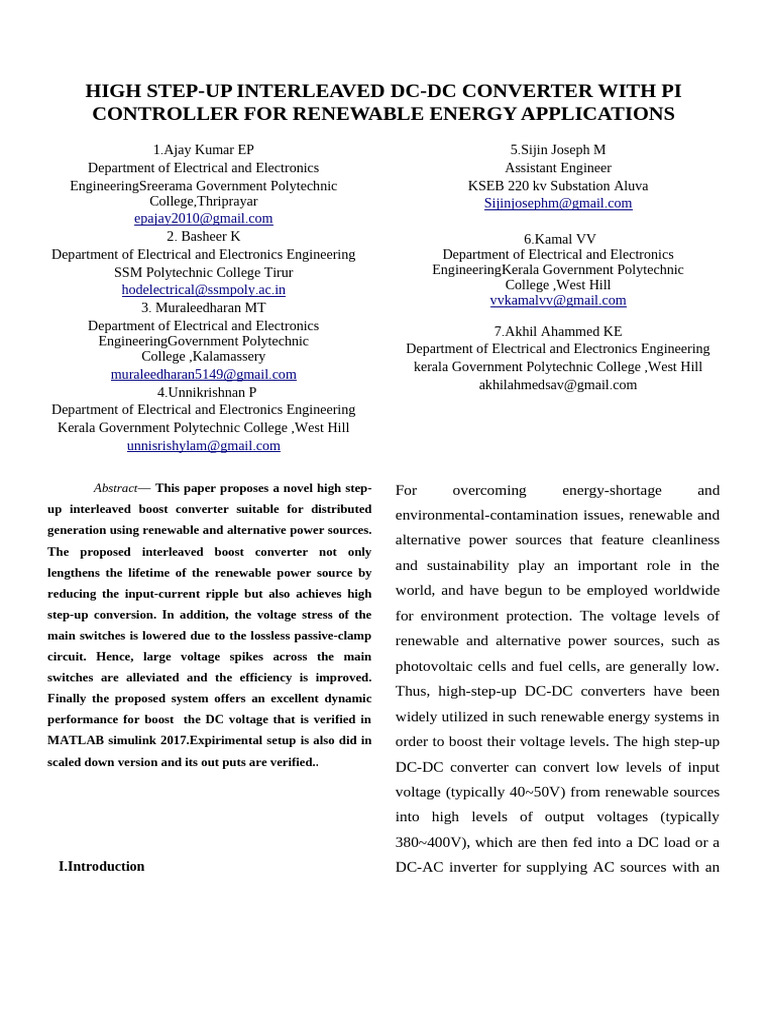 Sijin Joseph - Project - Paper | PDF | Transformer | Materials Science