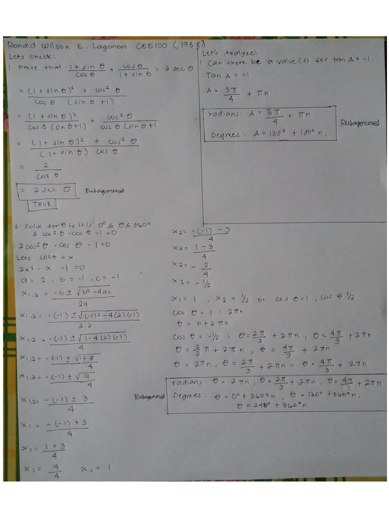 Let's Check and Lets Analyze 3B | PDF
