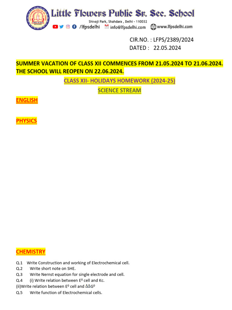SCIENCE_HHW_XII_202425 | PDF | Genotype | Dominance (Genetics)