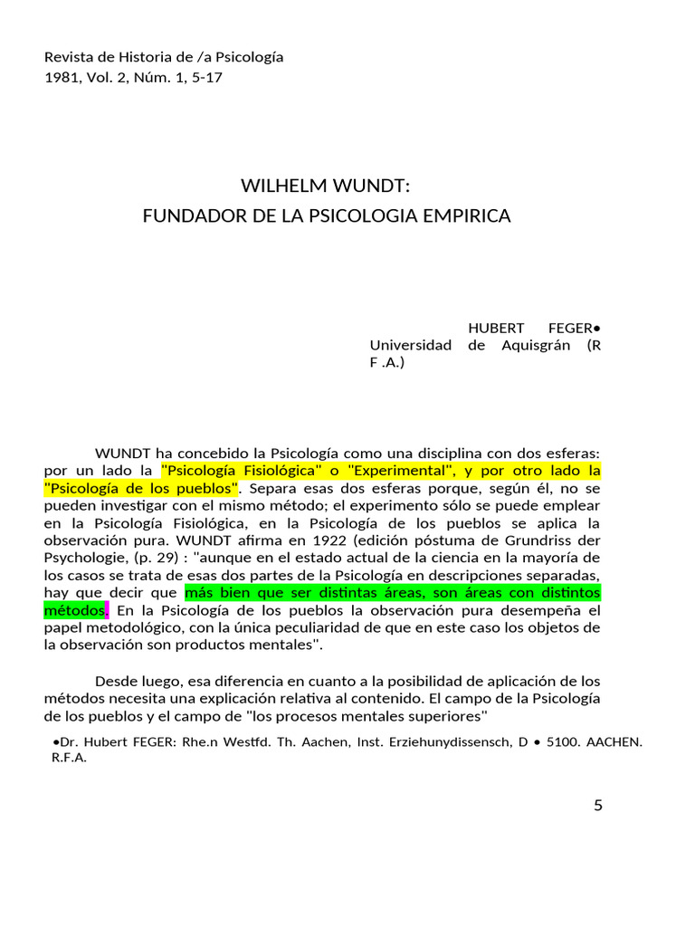 FEGER Editado | PDF | Sicología | Método científico
