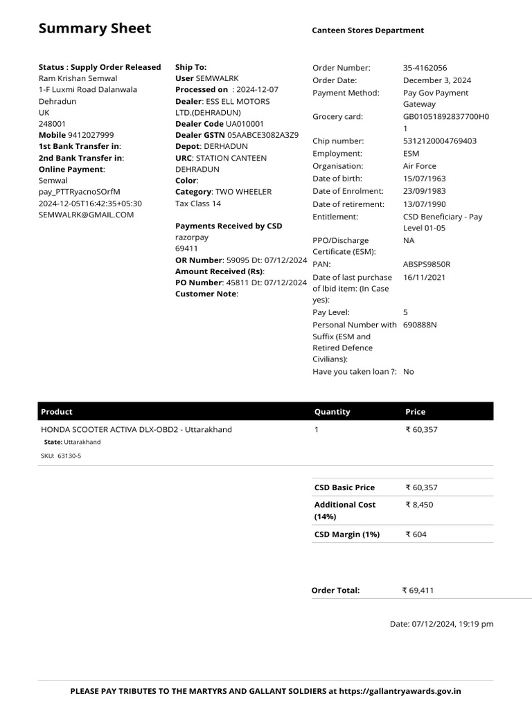 Summary | PDF | Payments | Money
