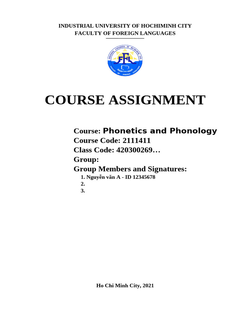 Assignment Cover | PDF