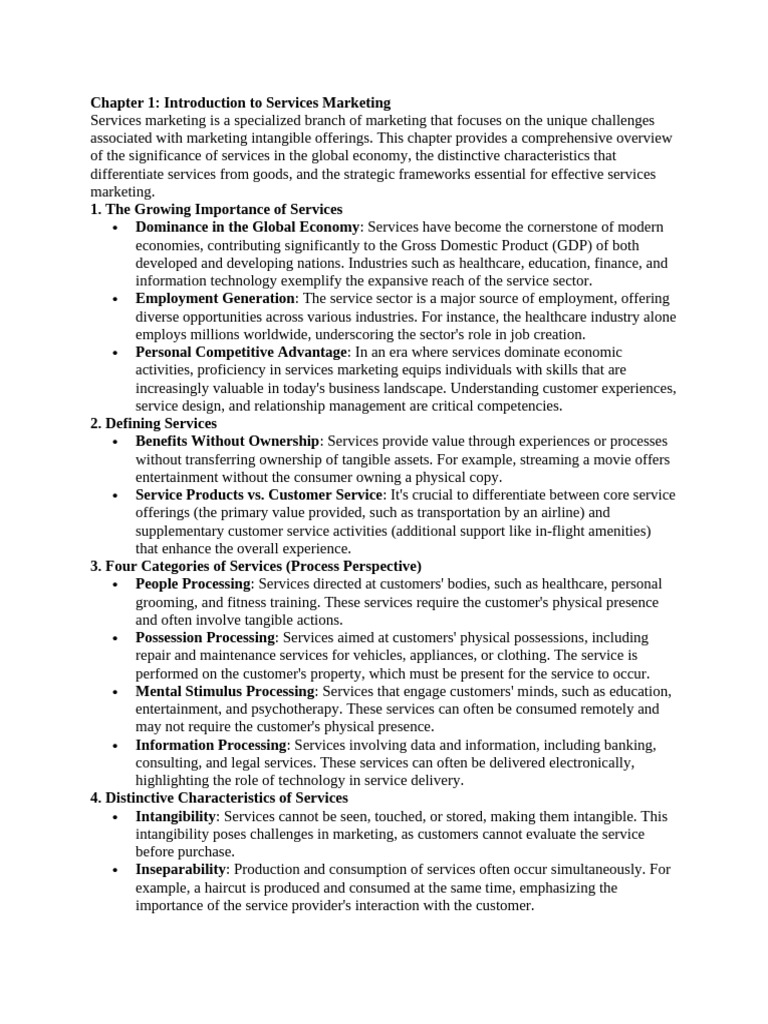 Services Marketing Final Exam Notes | PDF | Pricing | Marketing