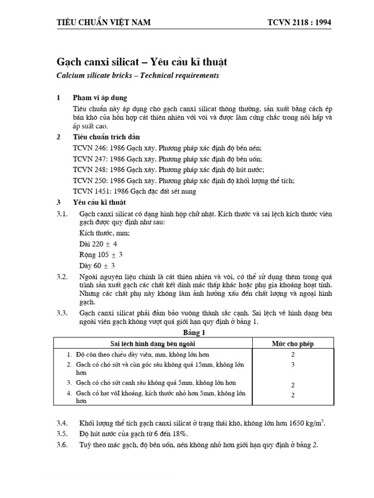 TCVN 2118 1994 | PDF