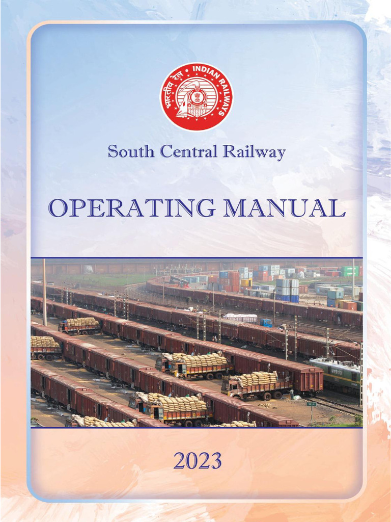 1707808846355-SCR Operating Manual 2023 | PDF | Rail Transport