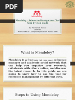 How To Use Mendeley A Step by Step Guide | PDF | Web Page | Software