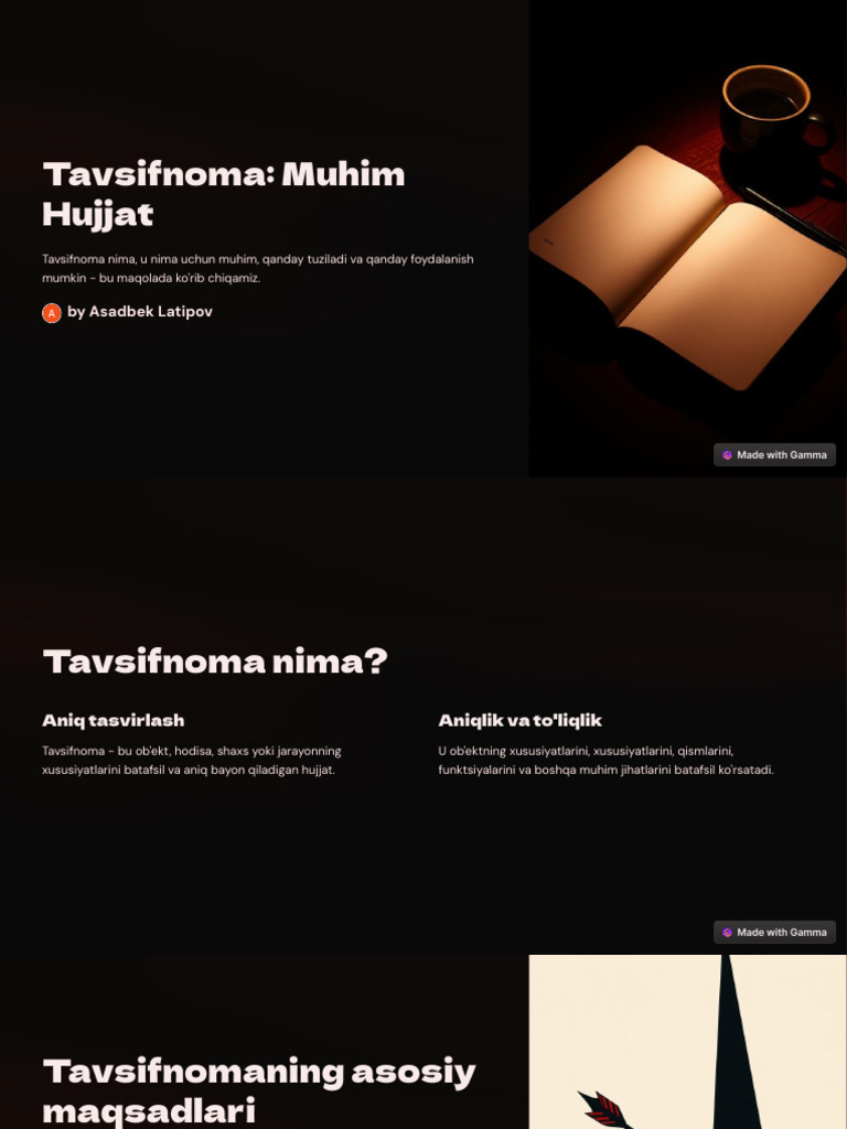 Tavsifnoma-Muhim-Hujjat | PDF