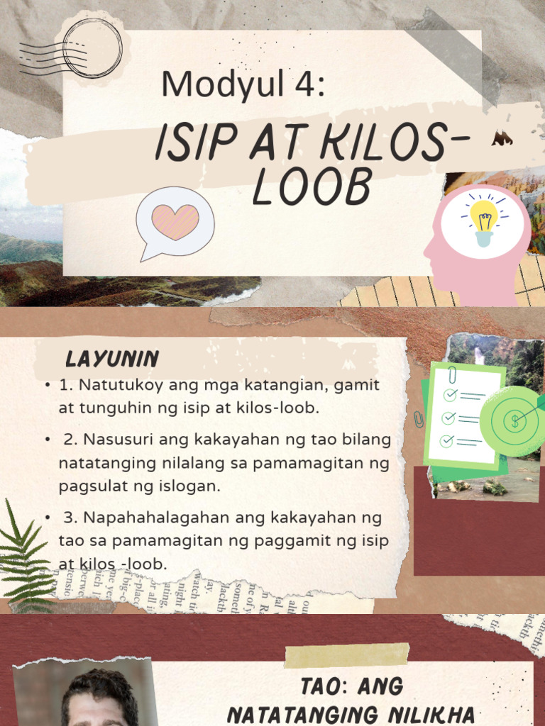 Modyul 4 Isip at Kilos Loob Notes | PDF