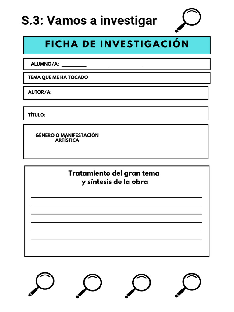 Hoja de Trabajo de Reporte de Lectura Llamativo Celeste y Blanco | PDF