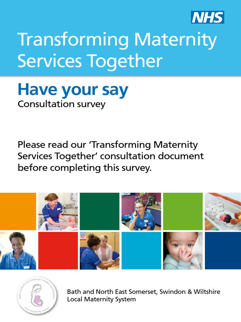 Transforming Maternity Services Together Consultation Survey | PDF ...