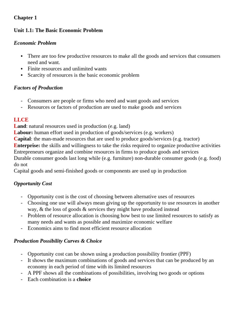 Studying Notes IGCSE 1 1 | PDF