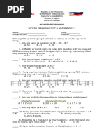 2nd Quarter Grade 3 Math REVIEWER | PDF