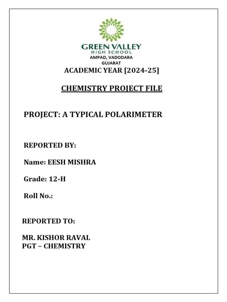 Eesh Chemistry | PDF
